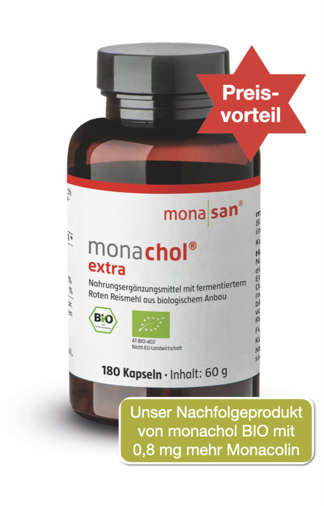 monachol® extra BIO | Roter Reis Vorratspack (6 Monate)
